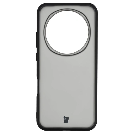 Etui Bizon Case Angelo do Honor Magic8 Pro, przydymione z czarną ramką ...